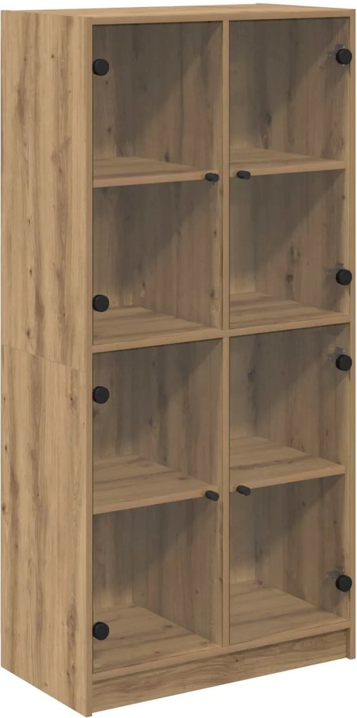 Vysoký bufet Artisanový dub 68 x 37 x 142 cm Kompozitní dřevo 3402630