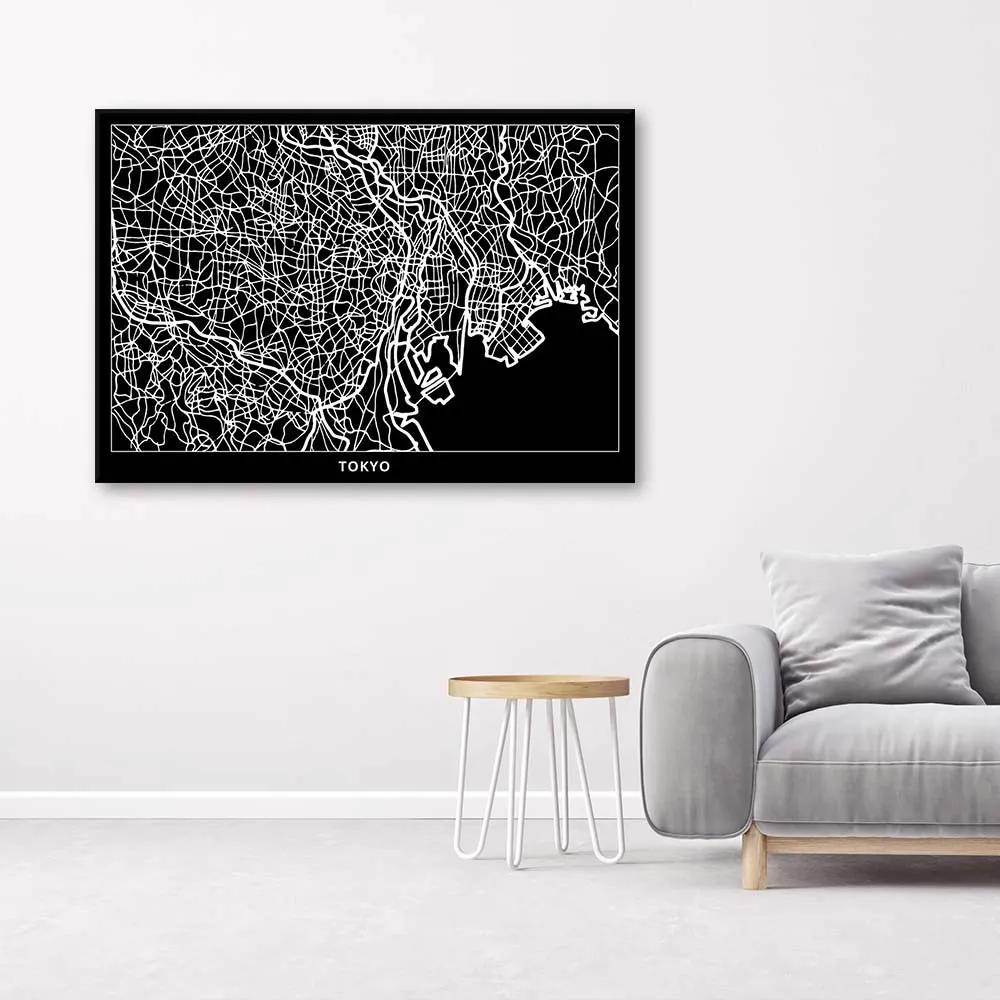 Gario Obraz na plátně Plán města Tokio Rozměry: 60 x 40 cm