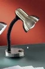 OR LA 4-1061 PATIN Stolní lampa 1xE27, patina, výška 33cm, vypínač - ORION