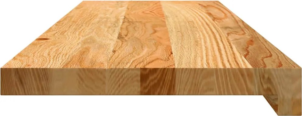 Nášlapy na schody 16 ks světle hnědé 80x30x2 cm masivní dub 3282996
