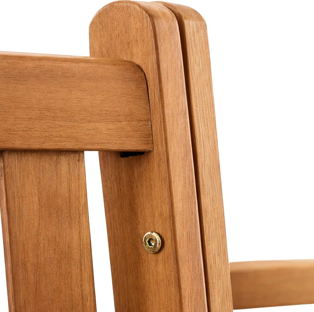 Lavice kolem stromu Kenna s područkou půlkruhové provedení 250 cm – teaková