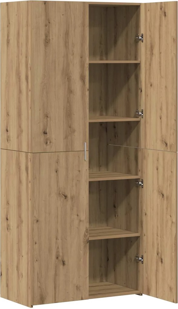 Vysoký bufet 2 ks Artisanový dub 80 x 42 x 185 cm 3365595