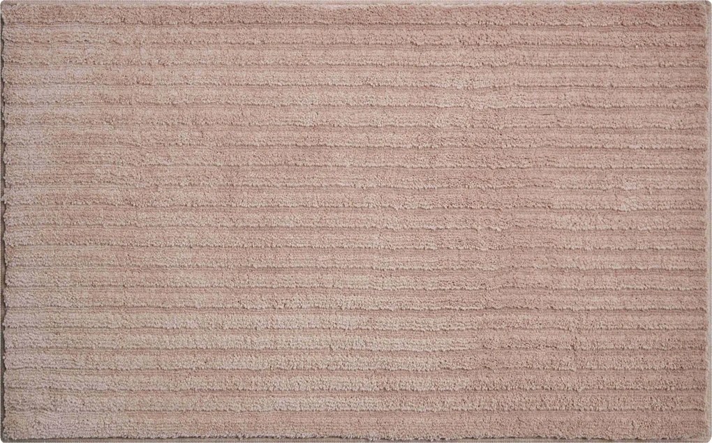 GRUND Koupelnová předložka RIFFLE čoko krémová Rozměr: 60x100 cm