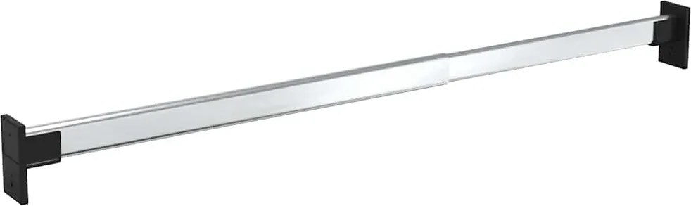 Teleskopické šatní tyče 4 ks stříbrné 58–100 cm 3102979