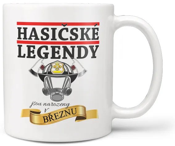 Hrnek Hasičské legendy (Měsíc: 09 - Září, Náplň hrníčku: Žádná)