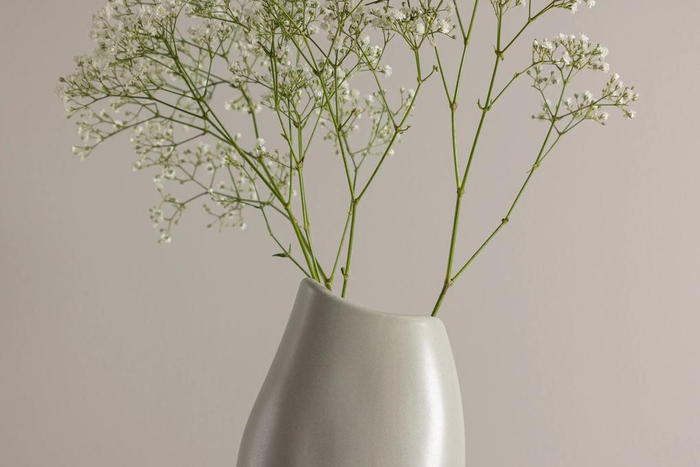 Váza Ernst, světle šedá, 12x9x23