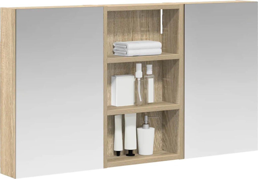 Sada koupelnových skříněk 3 ks 90 x 10,5 x 50 cm 3403666