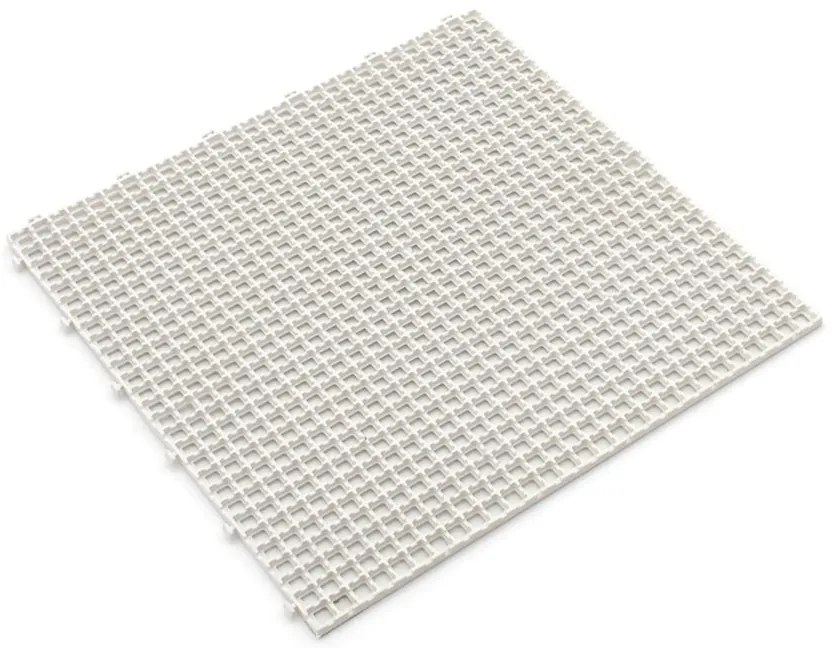 Plastová dlažba Linea Flextile 39,5 x 39,5 x 0,8 cm, bílá