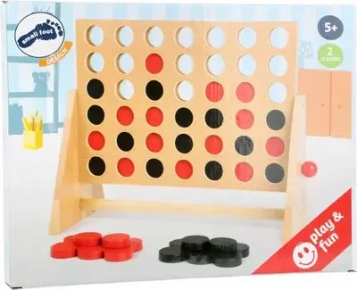 Small Foot Dřevěné piškvorky 4 v řadě / od 5 let