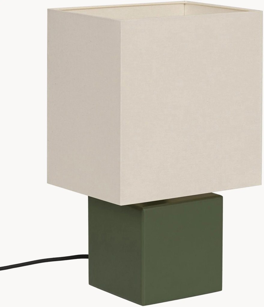 Stolní lampa na bukové podstavě Zam
