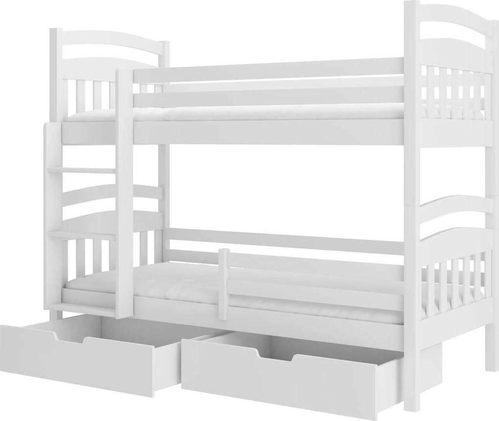 ADRK Furniture Dvoulůžková patrová postel ADA 200x90 CH-ADA-W-208-E1462
