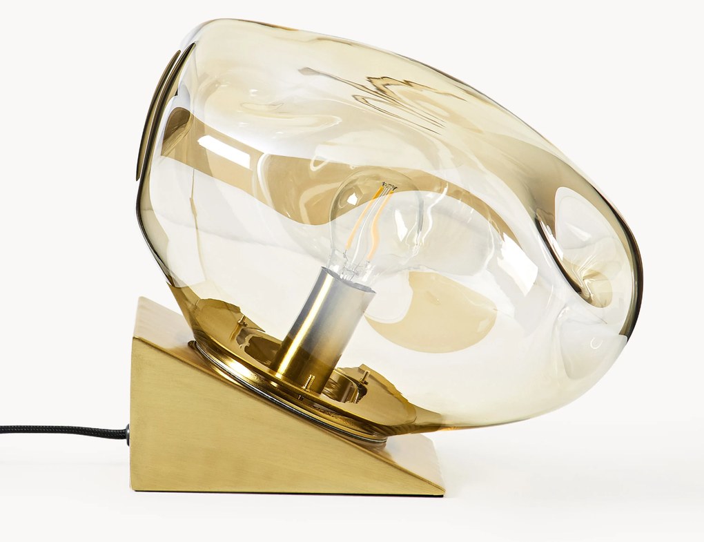 Malá stolní lampa ze skla Amora