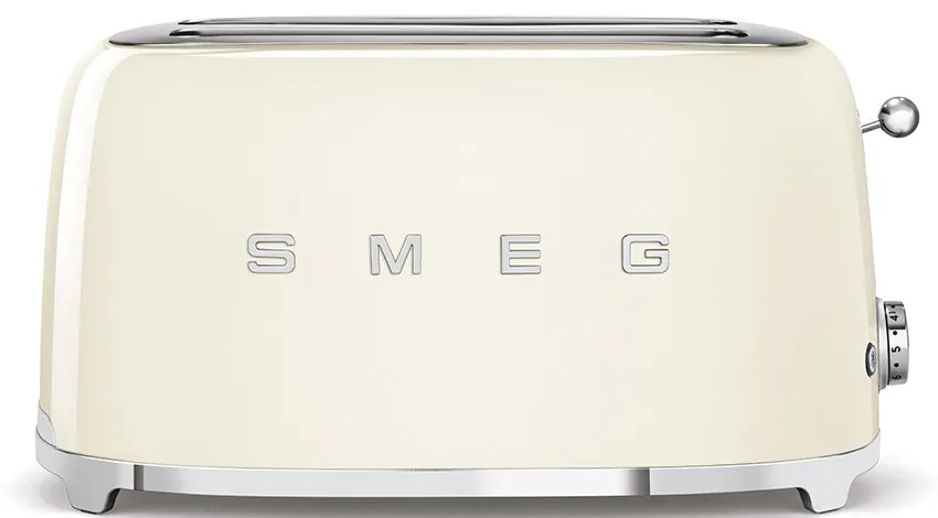 SMEG 50's Retro Style toustovač 4x2, krémový, TSF02CREU