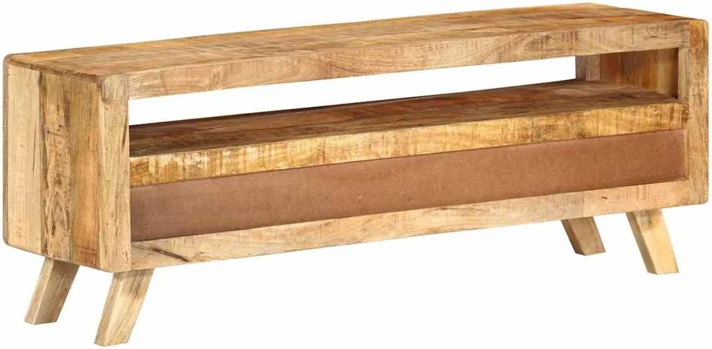 TV stolek 110 x 30 x 40 cm masivní mangovníkové dřevo 337064