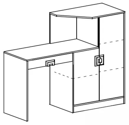 Dětský pokoj NICO 2 Domel barva: dub světlý/bílý mat/úchyt tyrkys/bílá