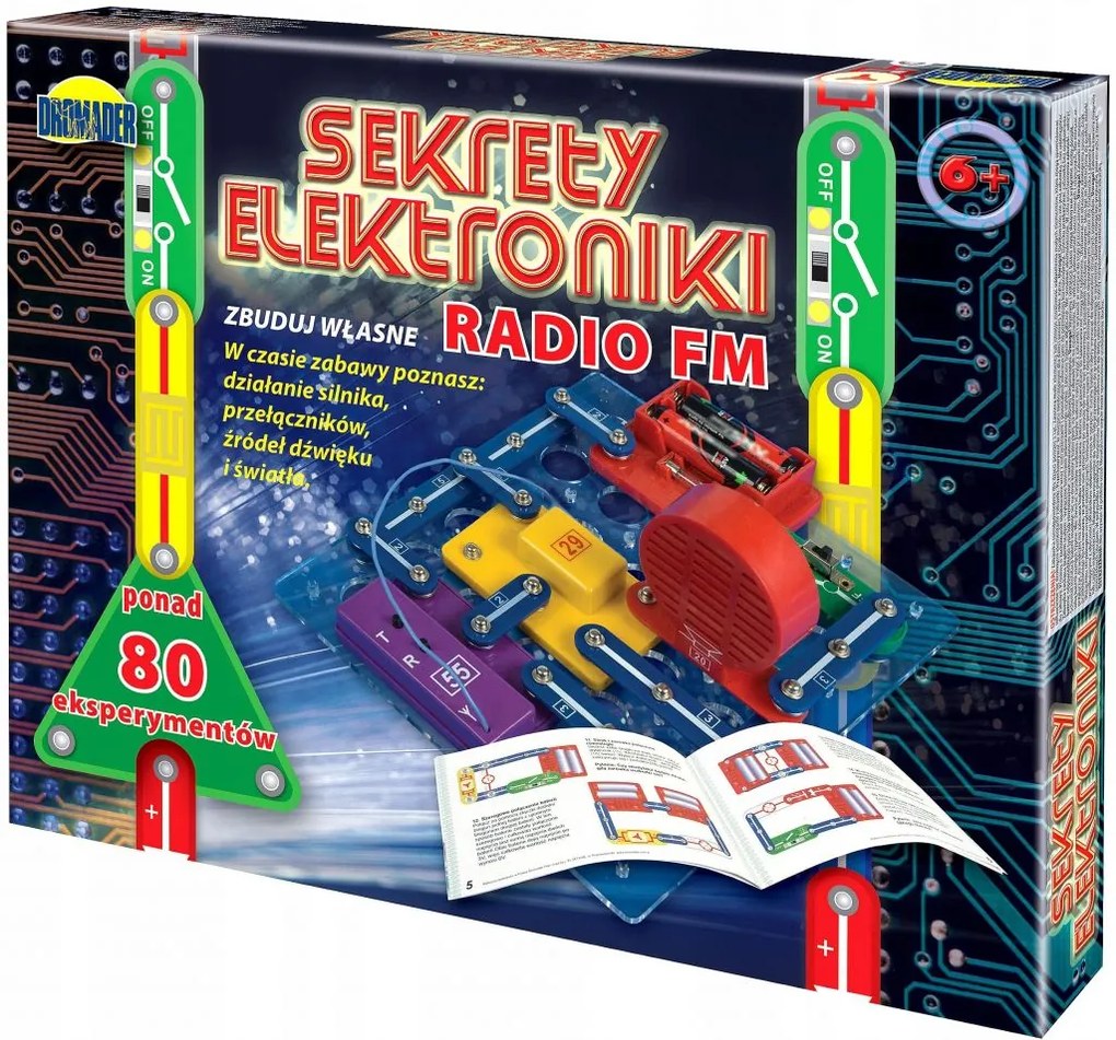 Tajemství elektroniky - rádio 80 experimentů na baterie od 6 let