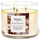 Bath & Body Works Dahlia, vonná svíčka 411g