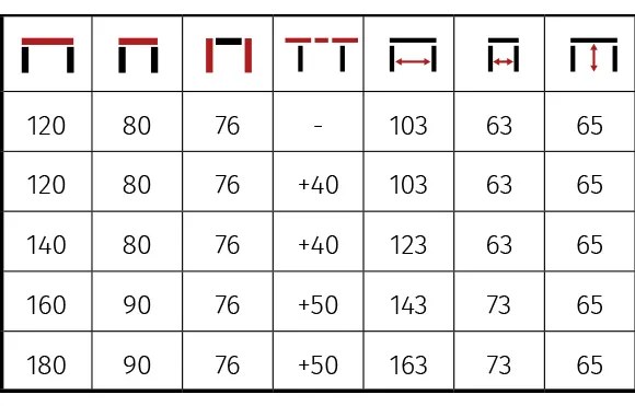 Stima Jídelní set TEO + OAK masiv Rozměr stolu: 120 x 80 cm (+40 cm)