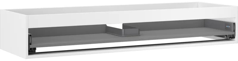 Mexen Box-A korpus skříňky pod umyvadlo 140 cm, 1 zásuvka, bílý mat - 91AX0-1400-235-1-01