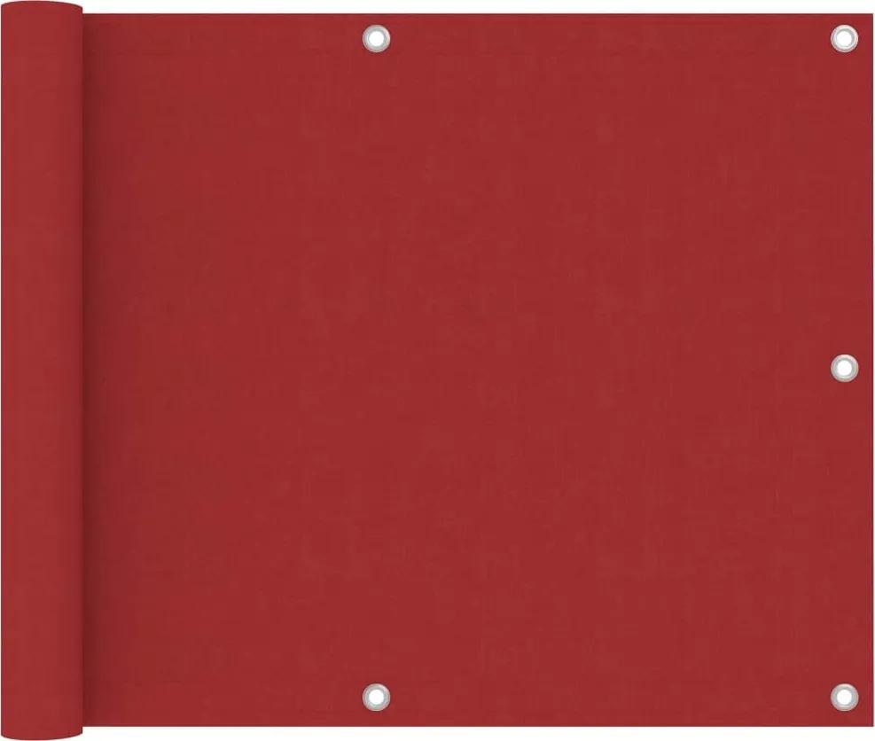 vidaXL Balkónová zástěna 75 x 500 cm oxfordská látka [134866] Barva: Antracitová a bílá