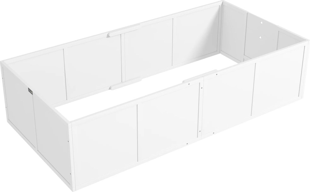 PawHut porodní box pro štěňata, výběh pro štěňata s nastavitelnými vchody, protiskluzová ohrádka pro malé až velké psy, 196 x 96 x 48 cm, jedlové dře…