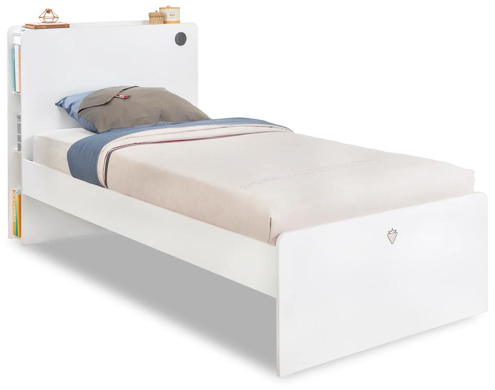ČILEK - Studentská postel WHITE 120x200 cm