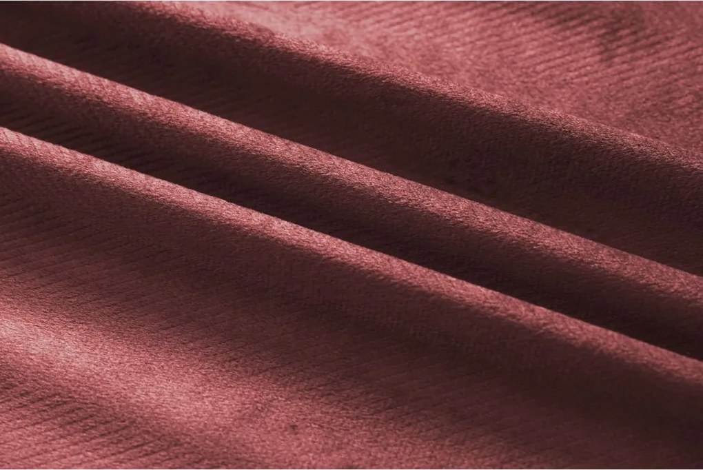 Zatemňovací závěs ELVIO VELVET 140x250 cm, starorůžový Zavěšení: Řasící páska