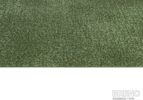 Breno Metrážový koberec VERIS 29 zelený, šíře 400 cm, Zelená
