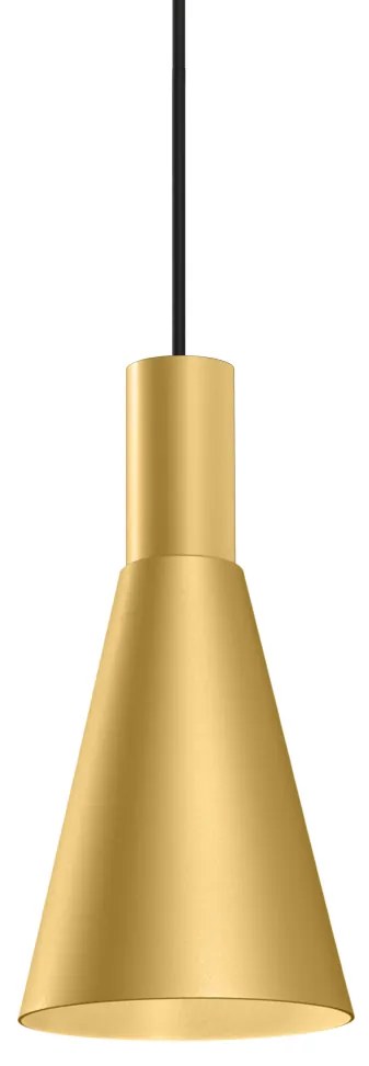 Závěsné designové svítidlo Odrey 1.5  Závěsné designové svítidlo Odrey 1.5 Barva: Zlatá, Rozeta: Přisazená rozeta - černá