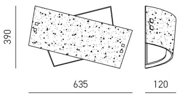 Gea Luce CAMILLA P M arg - Stropní svítidlo CAMILLA 2xE27/70W/230V 63,5 cm stř.