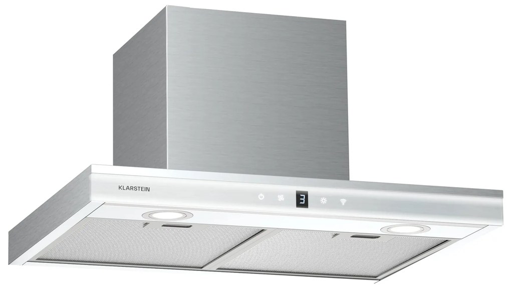 Klarstein Digestoř Auriana, Ambient Light, 700 m³/h, Wi-Fi, Touch, LED