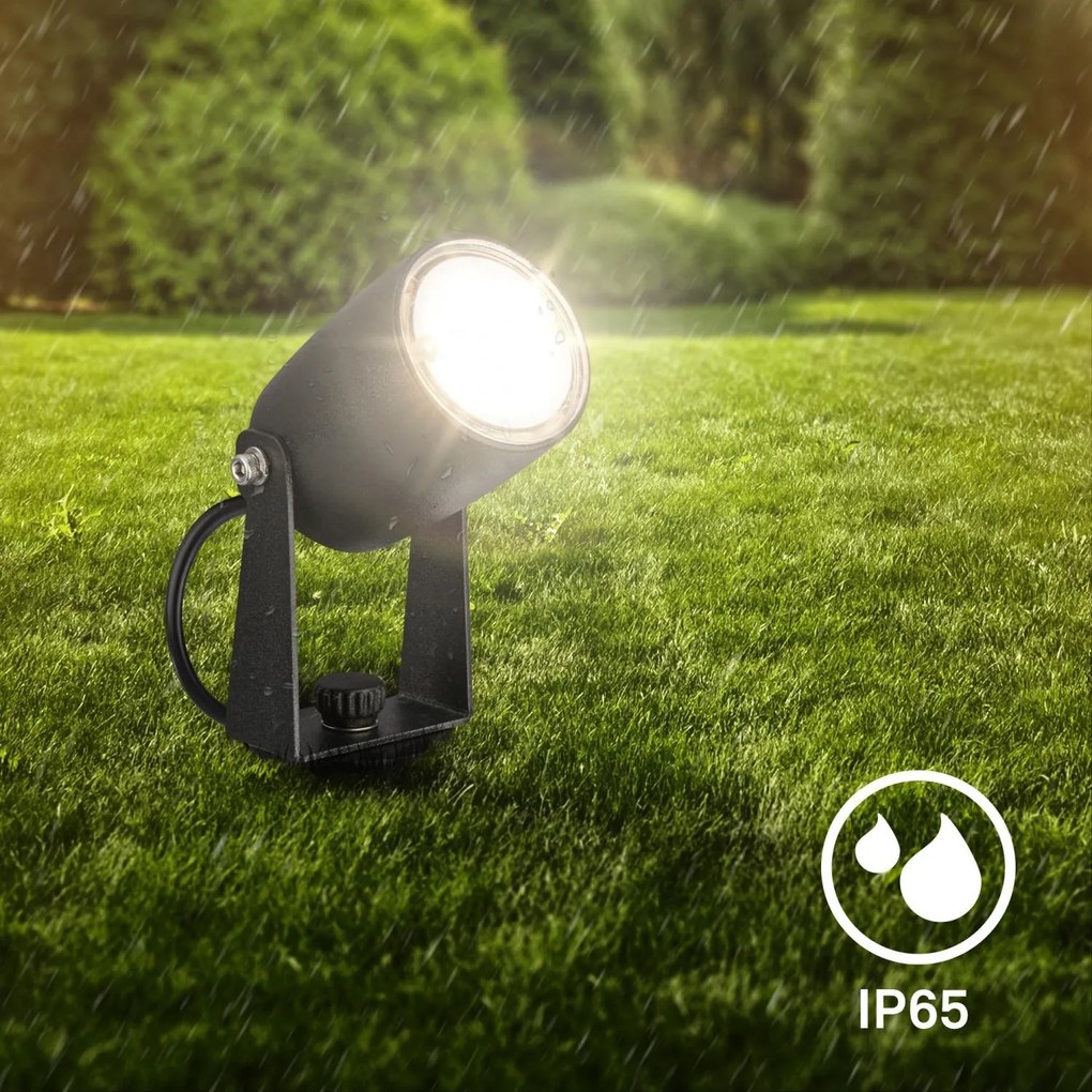 BRI 3928035 CONNECT TO SHINE prodlužovací sada Iris sada 3ks LED zahradních bodových svítidel, IP65 - BRILONER
