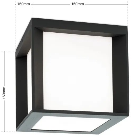 Orion AL_11-1208_ANTHR. Hliníkové venkovní svítidlo HENRY antracitové IP44