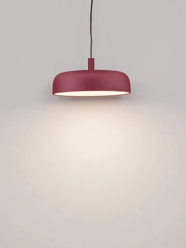 Vínové hliníkové LED stmívatelné závěsné svítidlo ø 40 cm Noelia – Nova Luce