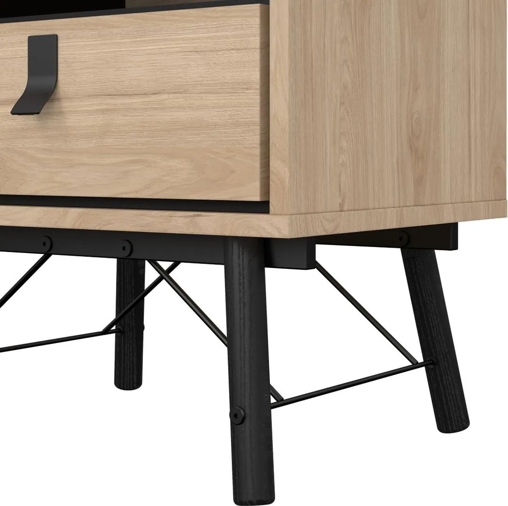 FALCO Noční stolek Rain 1s jackson hickory