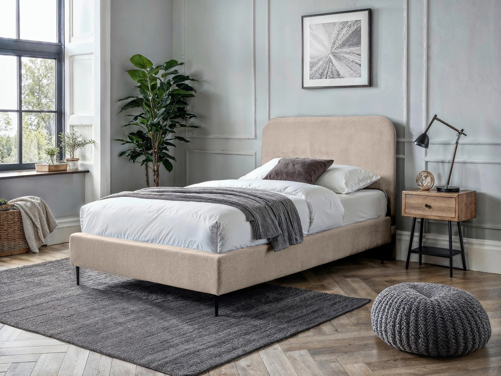 XXXLutz POSTEL BOXSPRING, 120/200 cm, béžová MID.YOU - Online Only postele - 001535000405