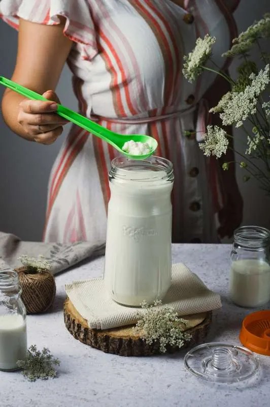 Kefirko Kefir fermenter nádoba na výrobu kefíru zelená 1,4 l
