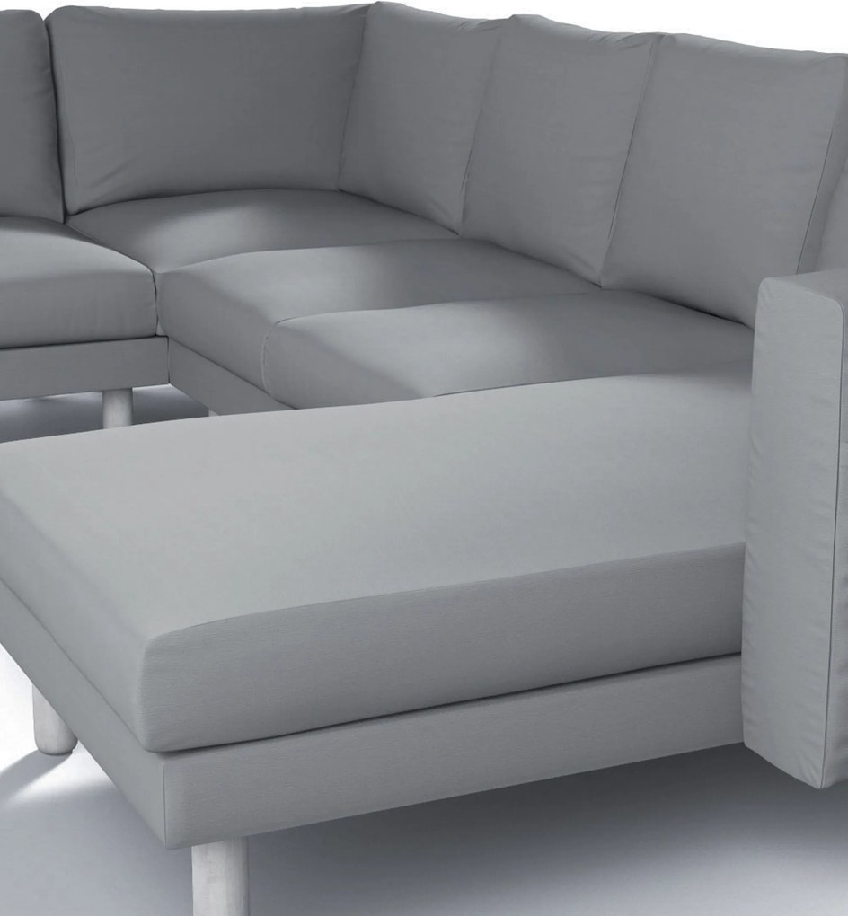 Potah na pohovku IKEA Norsborg rohová, 5-místná se šezlongem barva šedá