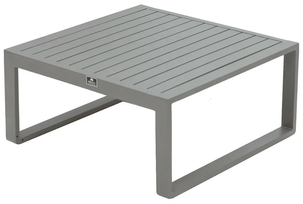 DEOKORK Hliníkový stolek / taburet TITANIUM