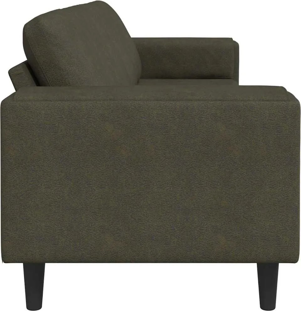 Pohovka do obývacího pokoje Armádně zelená 250 x 77 x 76 cm 3335111