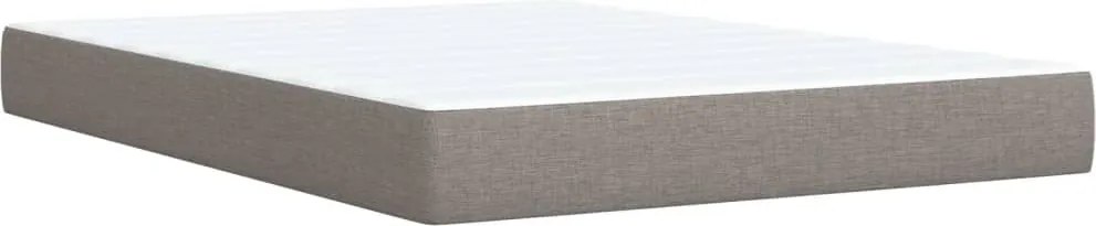 Box spring postel s matrací taupe 140x200 cm textil 3290529