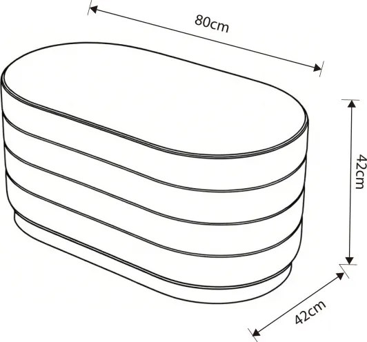 Taburetka BELLA pudrově růžová