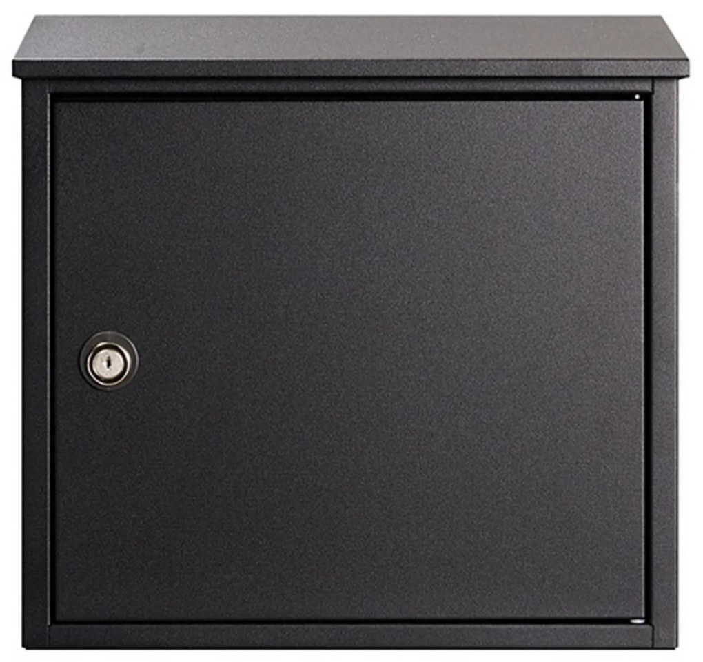 Nástěnná poštovní schránka Allux 400S, černá