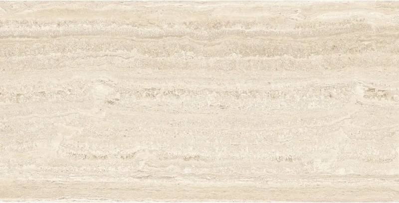 Mexen Neo Travertino Matná rektifikovaná glazovaná gresová dlaždice Crema G1, podlahová a nástěnná 120 x 60 cm