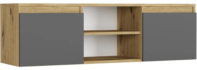 Moderní bezúchytkový TV stolek MODERN 120 cm - různá barevná provedení sonoma mix bílá