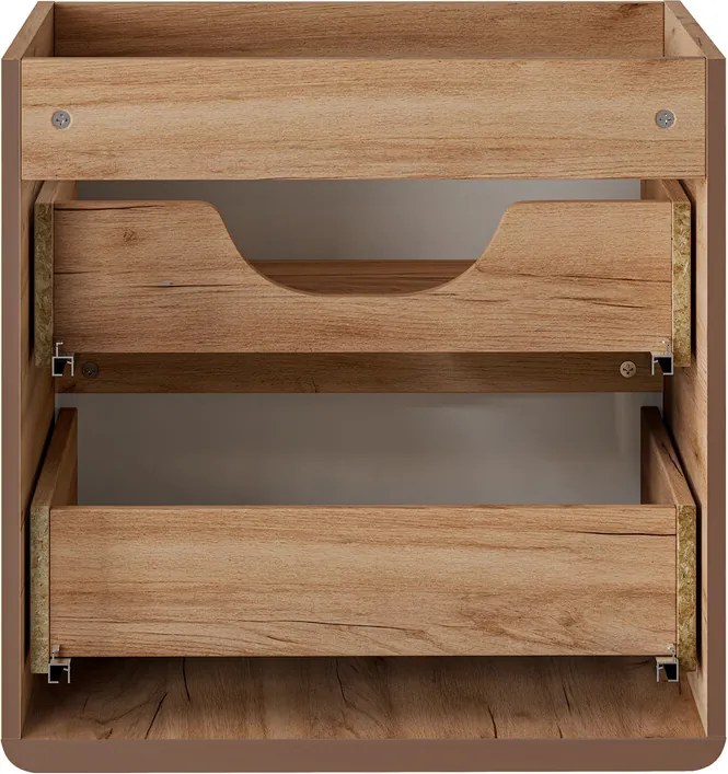 Koupelnová závěsná skříňka pod umyvadlo BÁRA 60 cm