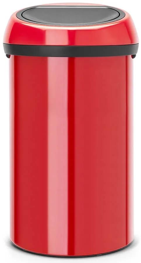 Brabantia Koš Touch Bin 60L zářivě červená