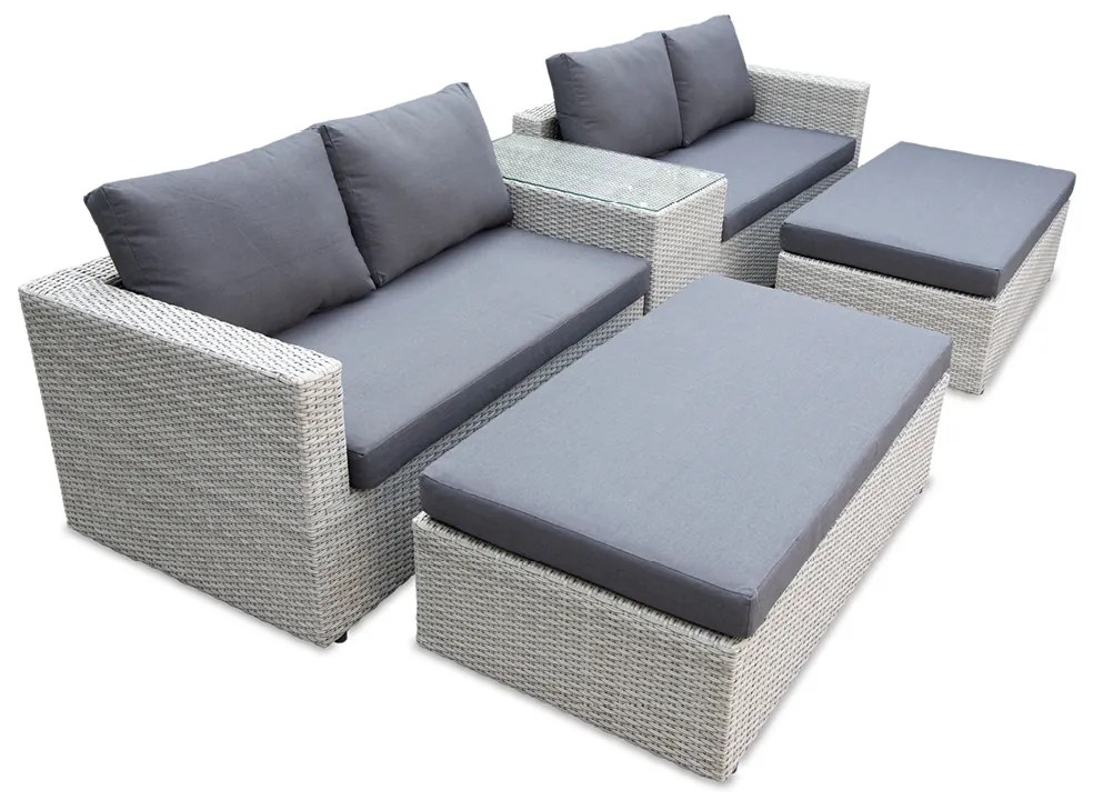 Luxusní zahradní sedací souprava Drammen XL sofa set