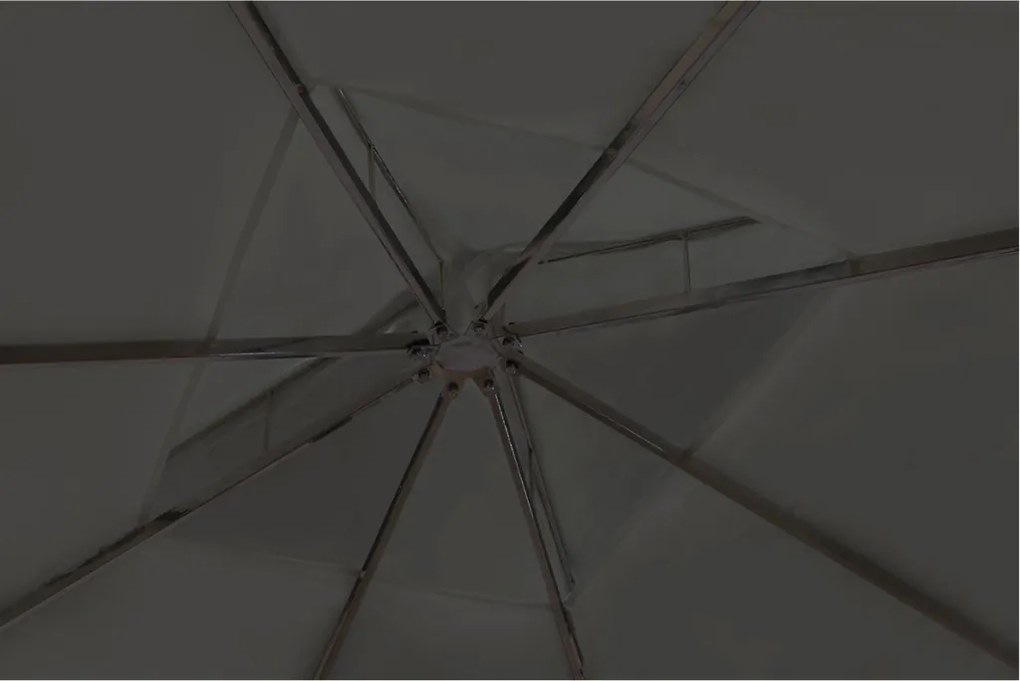 Polyratanový altán 3x3m tmavě šedý