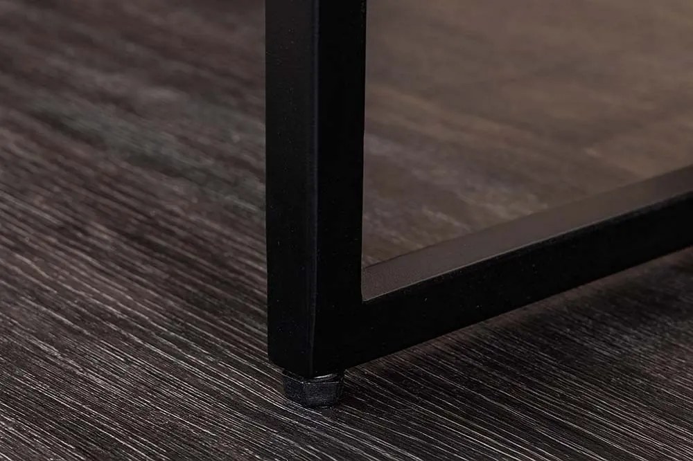 Designová vysoká komoda Waseemah 120 cm černé mango